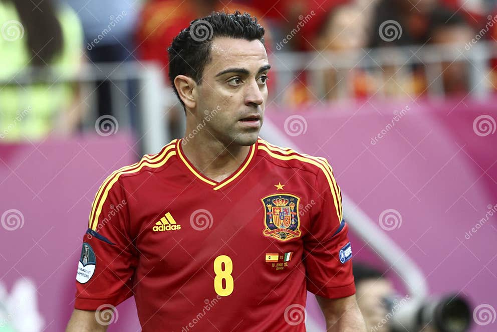 Xavi editorial stock image. Image of footballer, xavi - 29484229