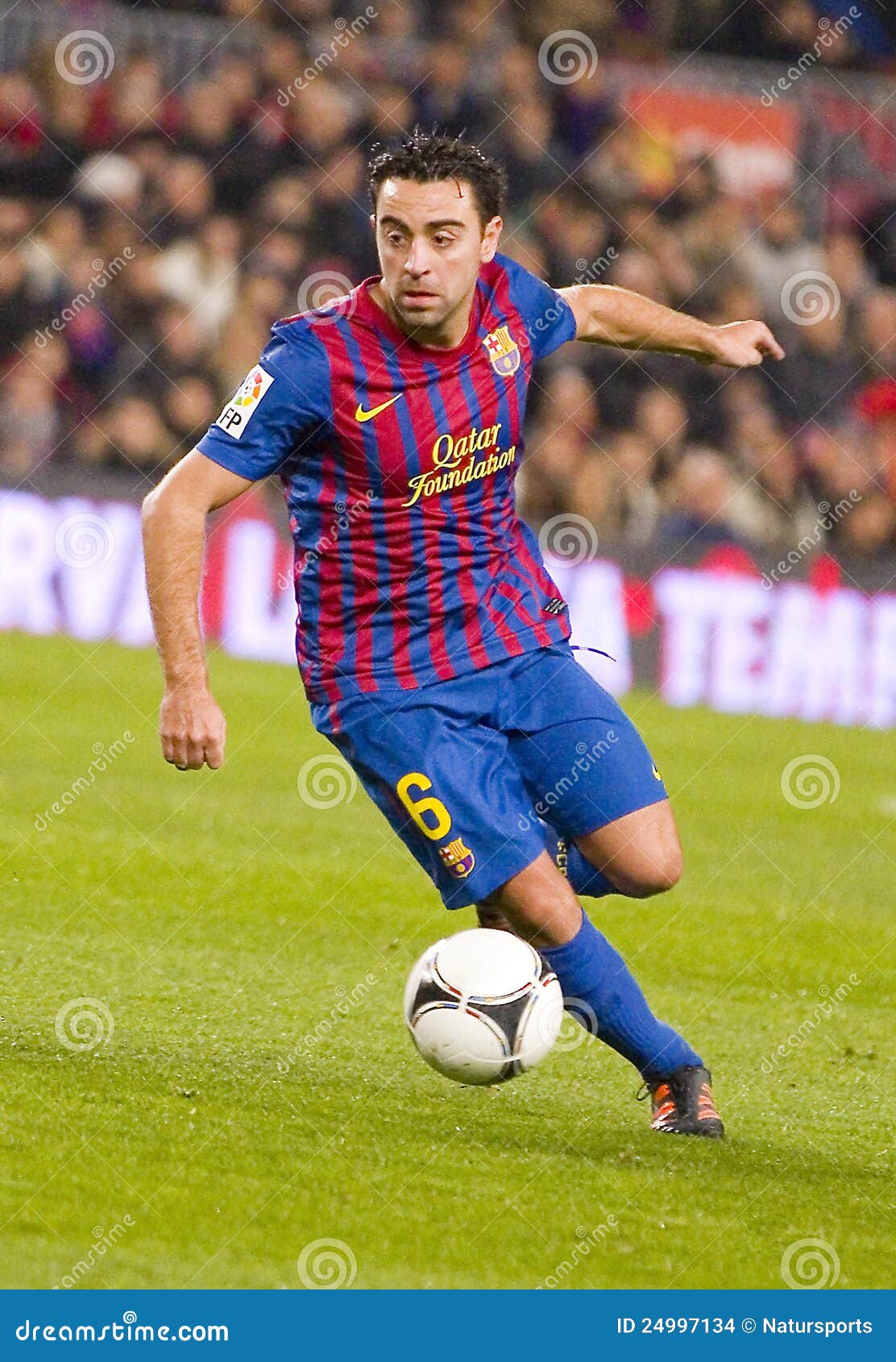 Xavi of FC Barcelona editorial stock image. Image of professional ...