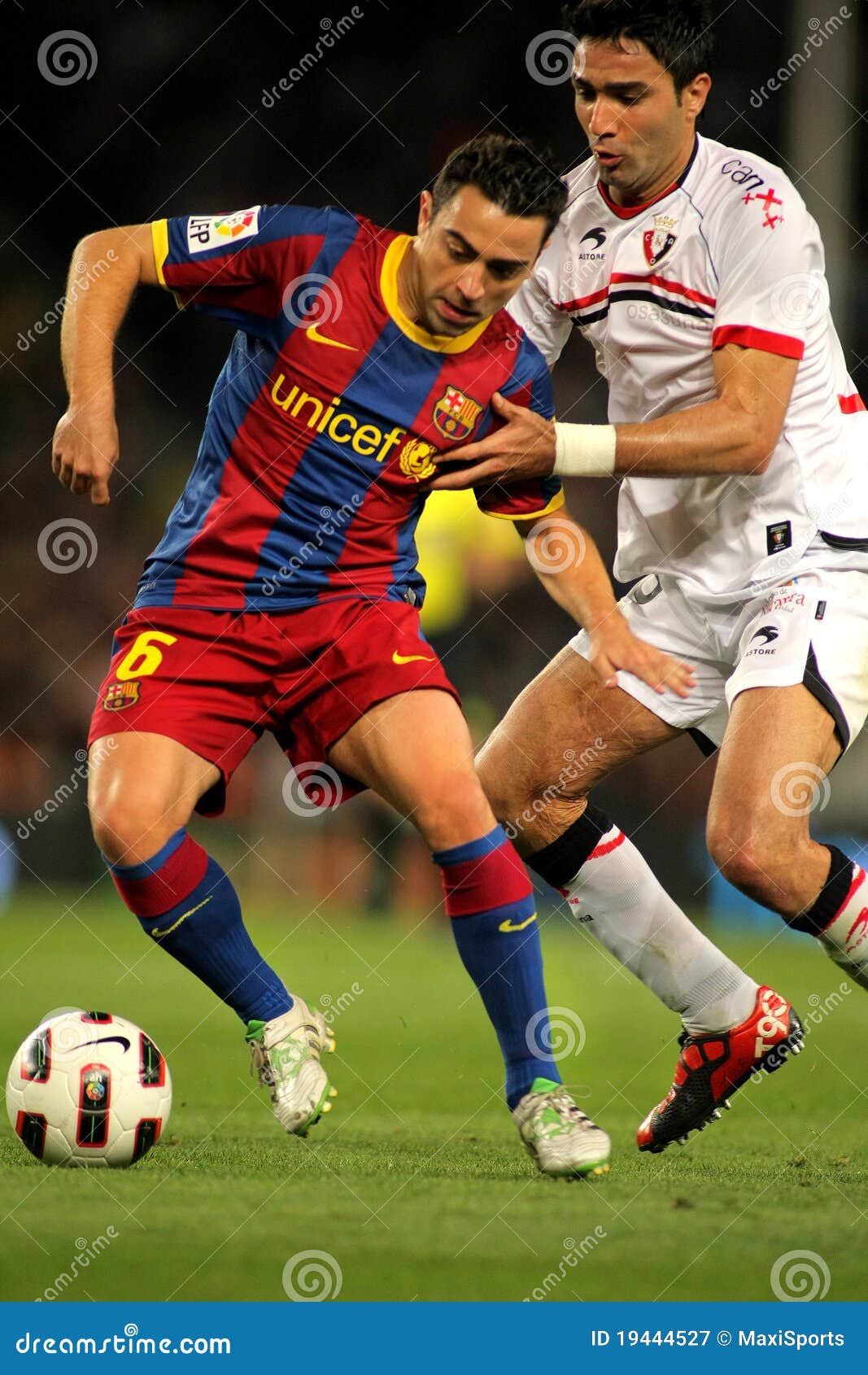 Xavi Hernandez Lifts The UEFA Champions League Trophy Editorial Photo ...