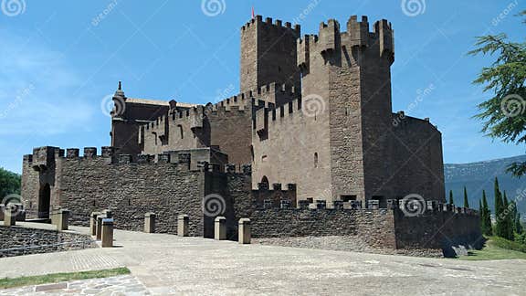Xavier Castle during Daytime in Javier, Spain Editorial Stock Photo ...