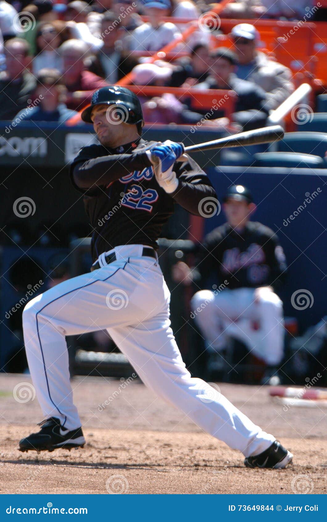 Xavier Nady, New York Mets. Editorial Stock Image - Image of base ...
