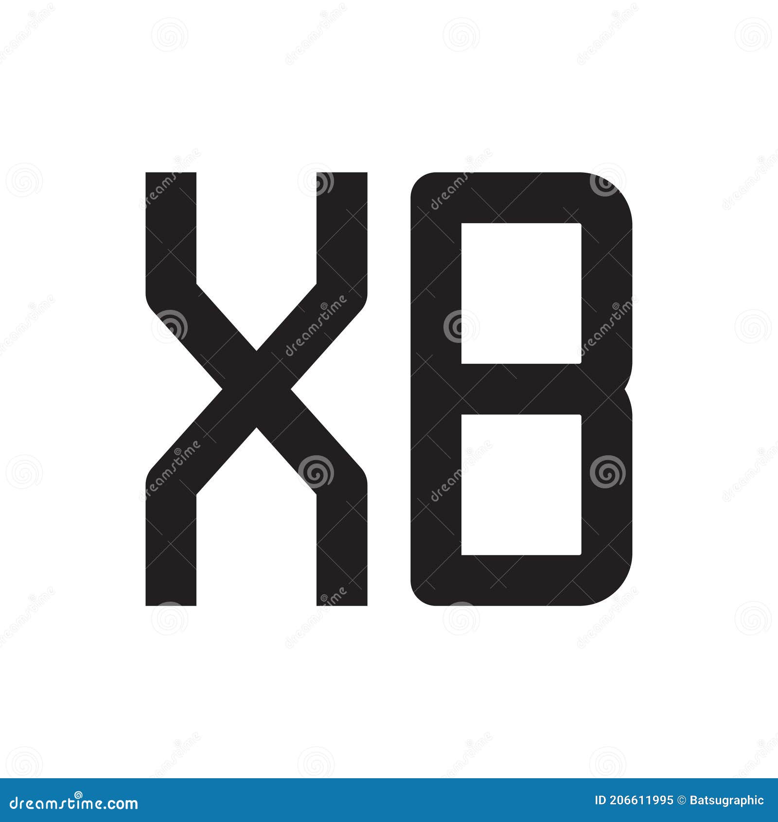Xb Initial Letter Vector Logo Icon Stock Vector - Illustration of ...