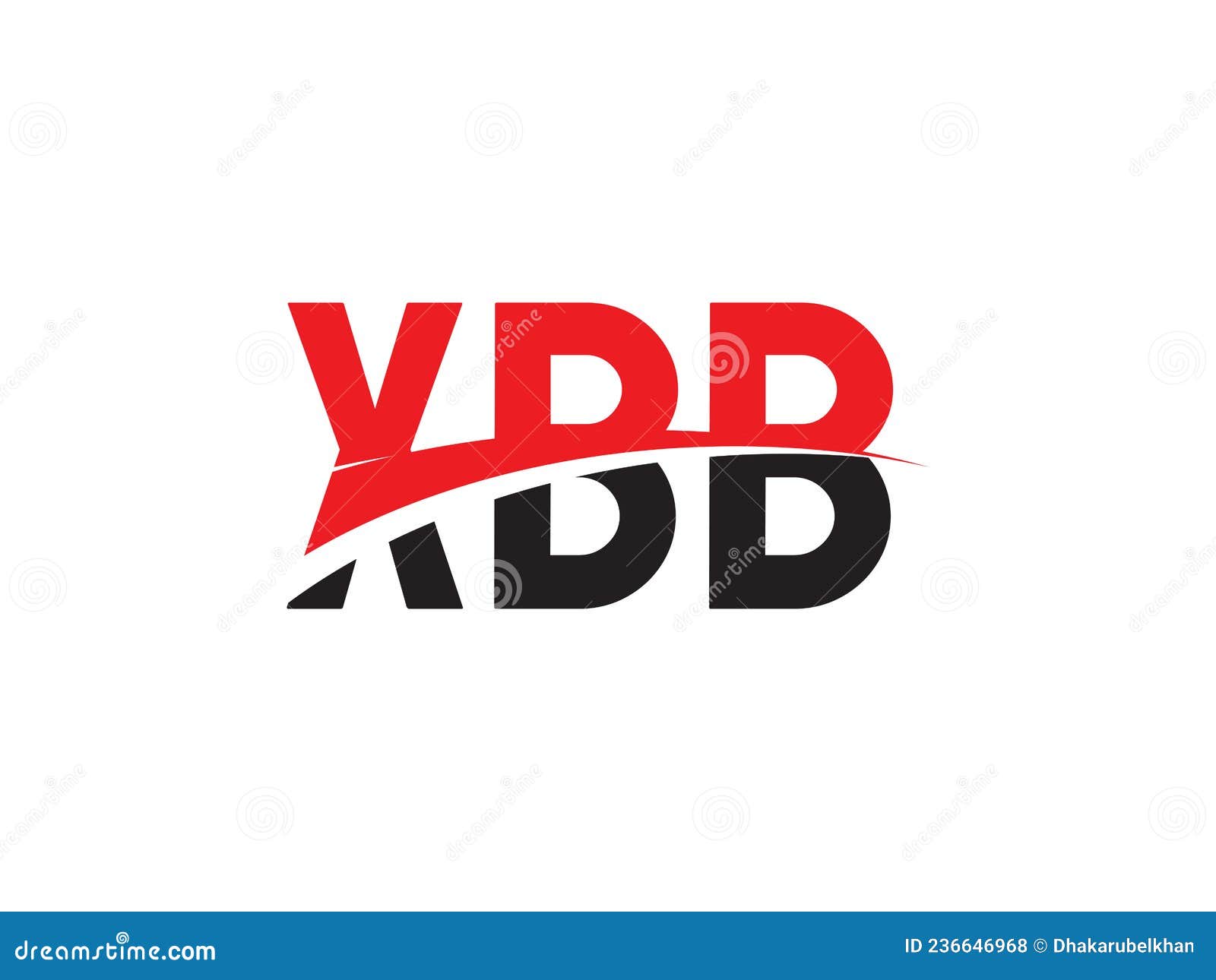 XBB Letter Initial Logo Design Vector Illustration Stock Vector ...