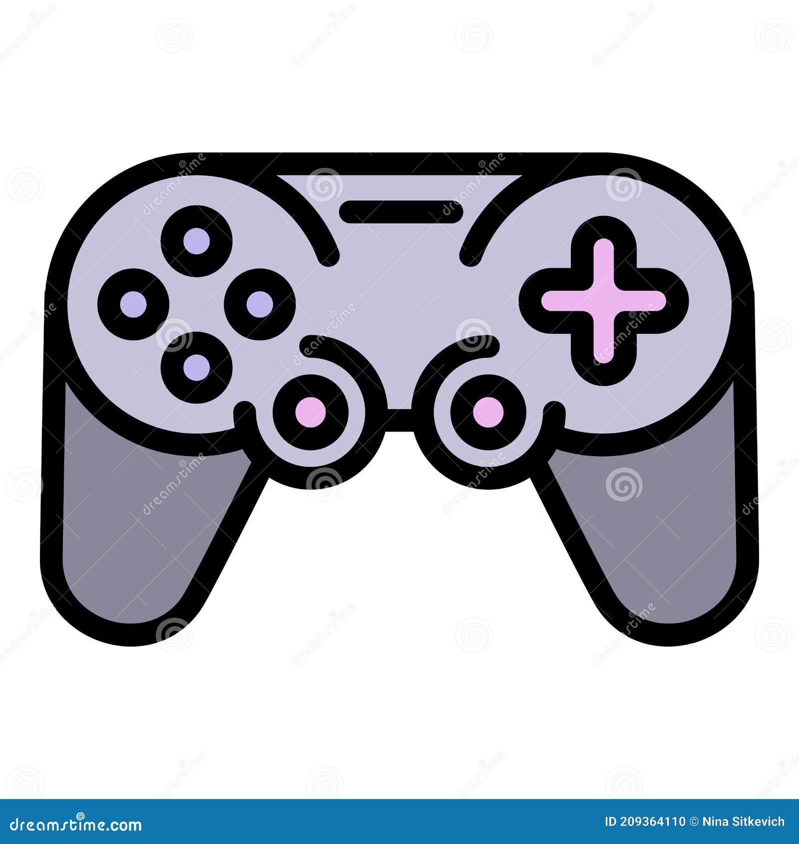 Xbox Joystick Icon, Outline Style Stock Vector - Illustration of ...