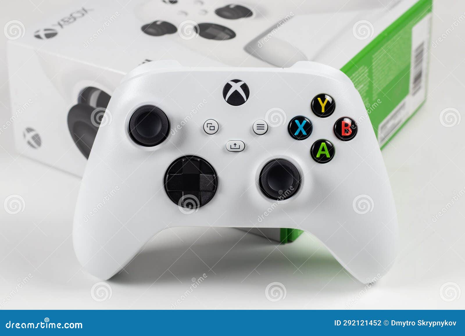 30 August 2023, Dnipro, Ukraine: Xbox Series S Controller On Man Hand ...