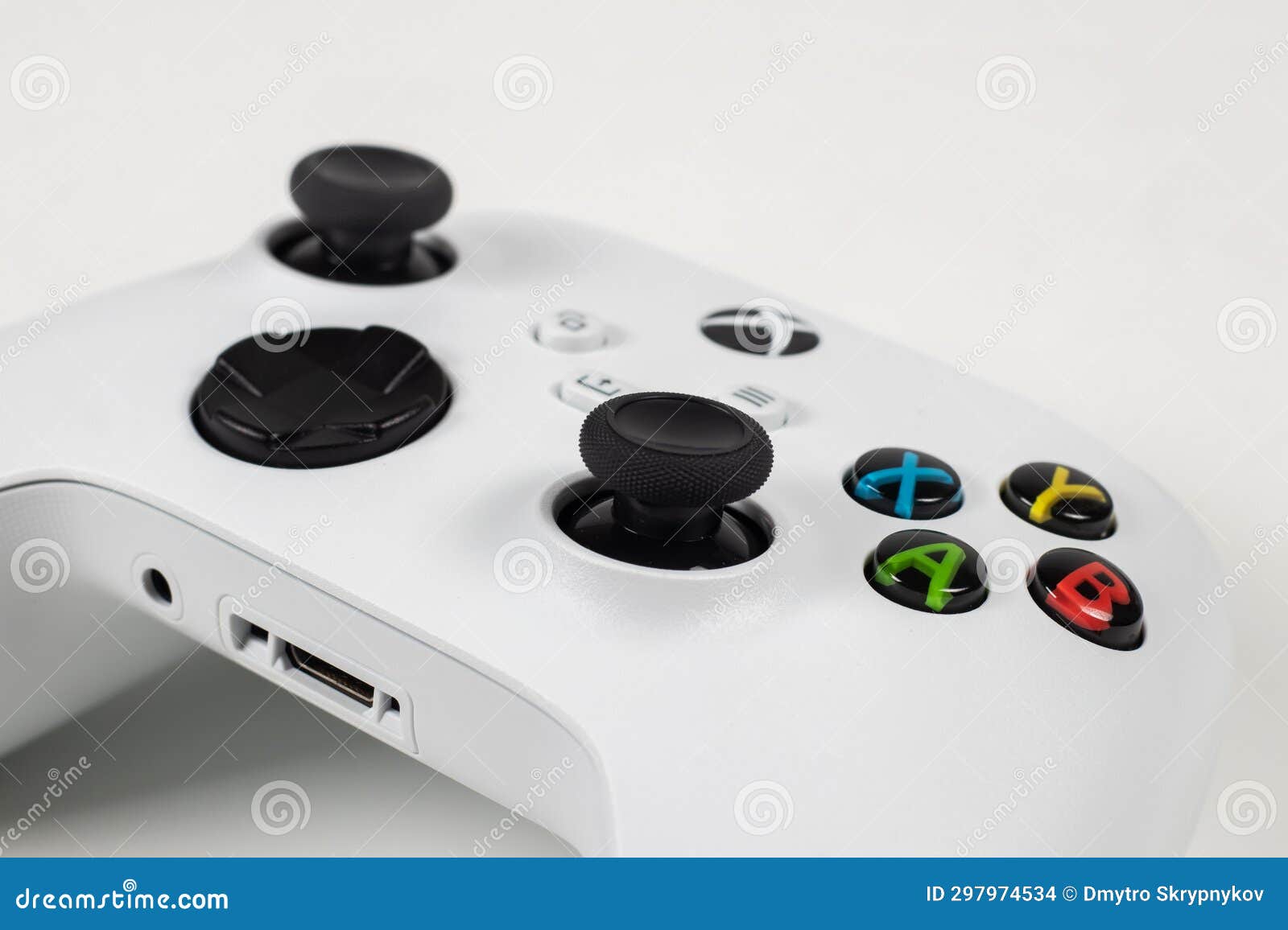 Xbox Series S Game Controller Close Up - 30 August, 2023 - Dnipro ...