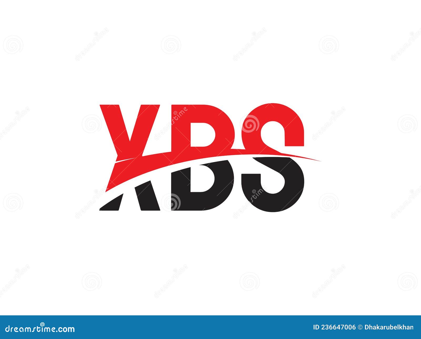 XBS Letter Initial Logo Design Vector Illustration Stock Vector ...