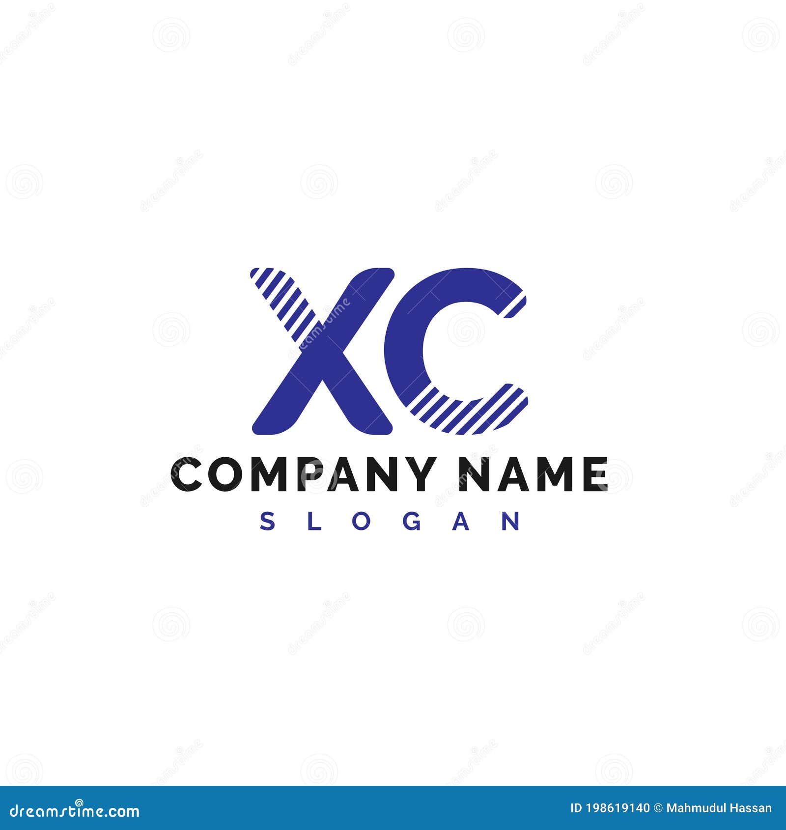 XC Letter Logo Design. XC Letter Logo Vector Illustration - Vector ...