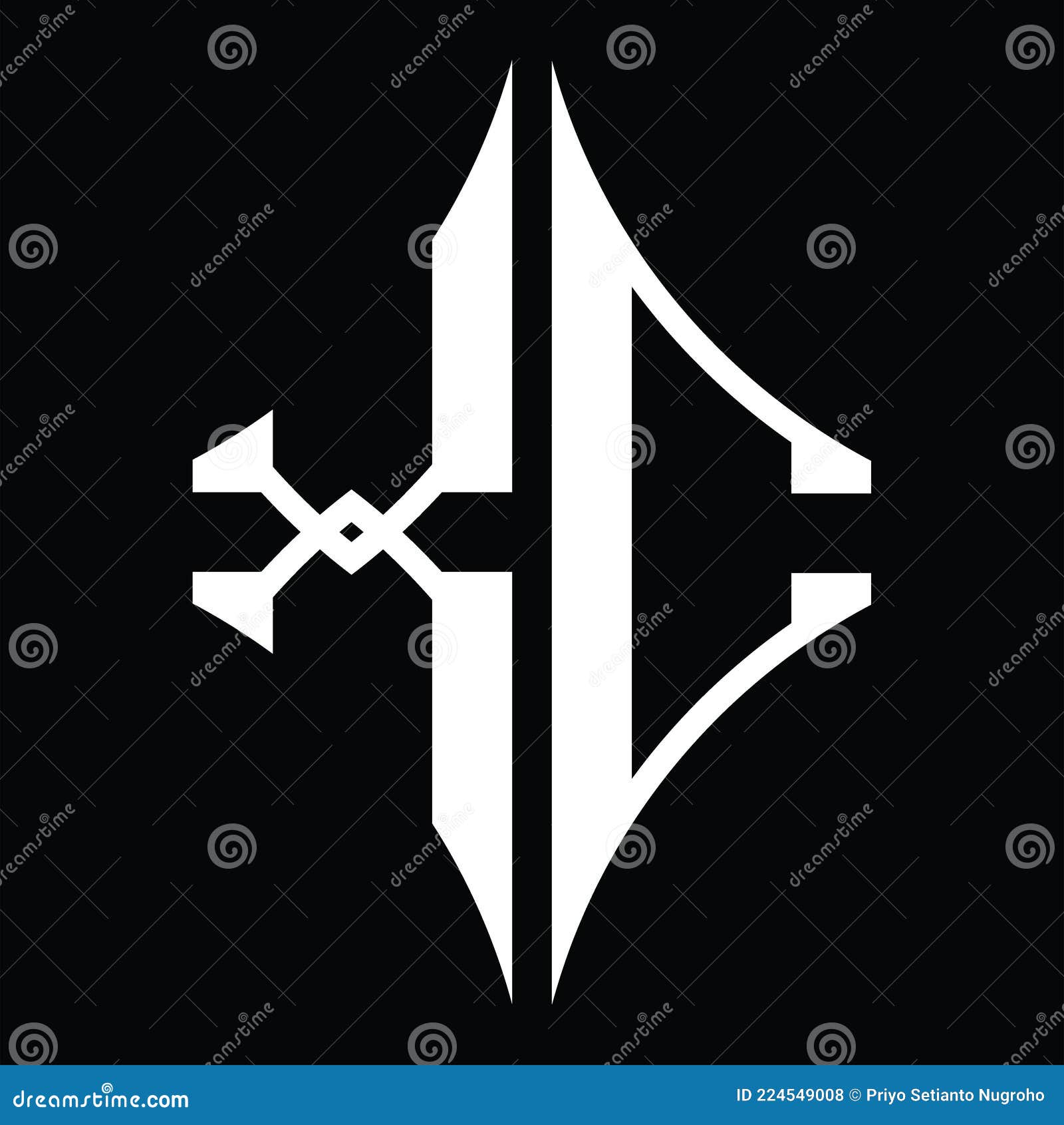 XC Logo Monogram with Diamond Shape Design Template Stock Vector ...
