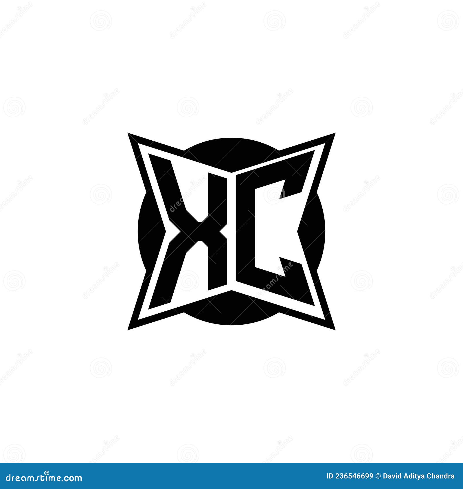 XC Logo Monogram Geometric Modern Design Stock Vector - Illustration of ...