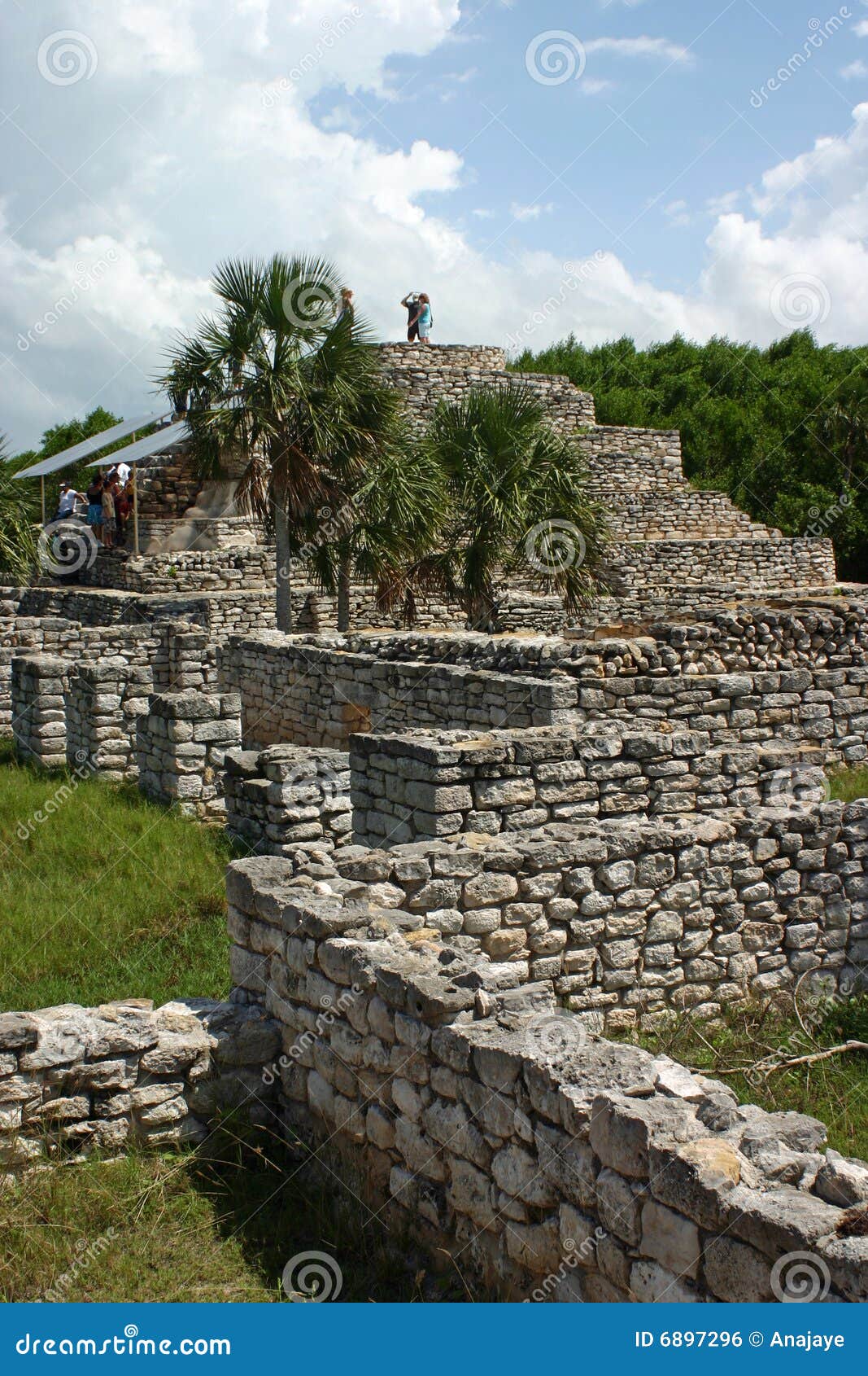 Xcambo Mayan Ruins stock photo. Image of history, tourism - 6897296
