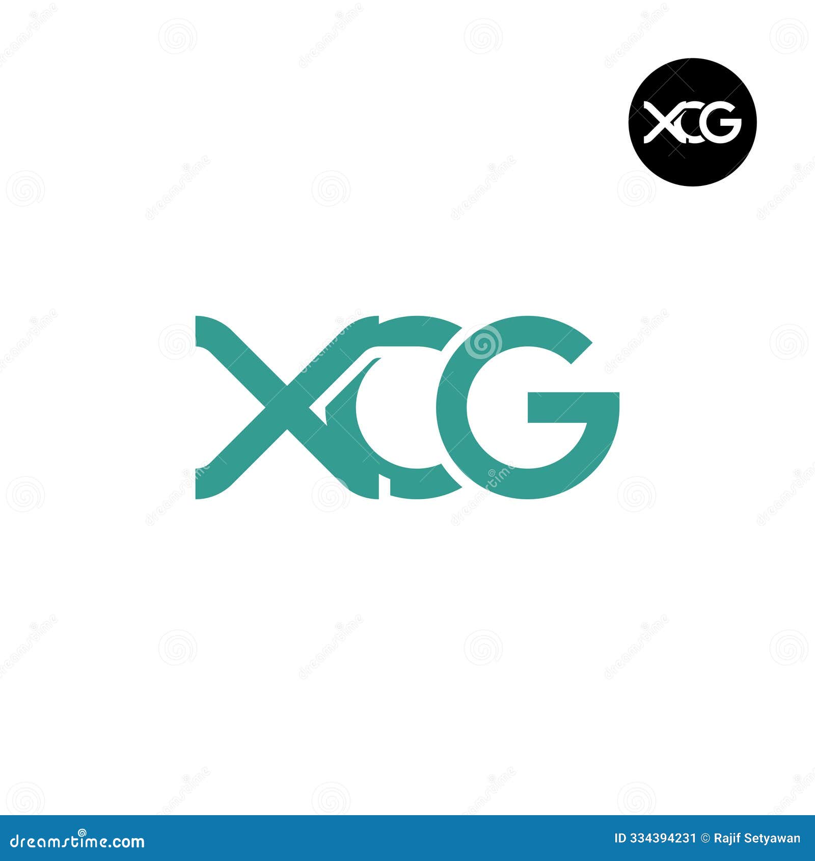 XCG Logo Letter Monogram Design Stock Vector - Illustration of alphabet ...