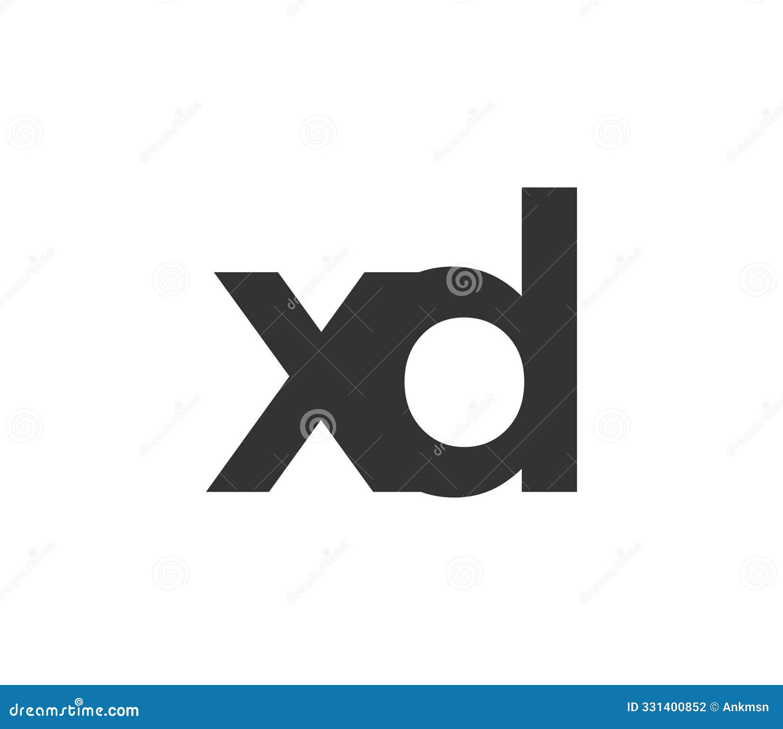 XD Creative Geometric Initial Based Modern and Minimal Logo. Letter X D ...
