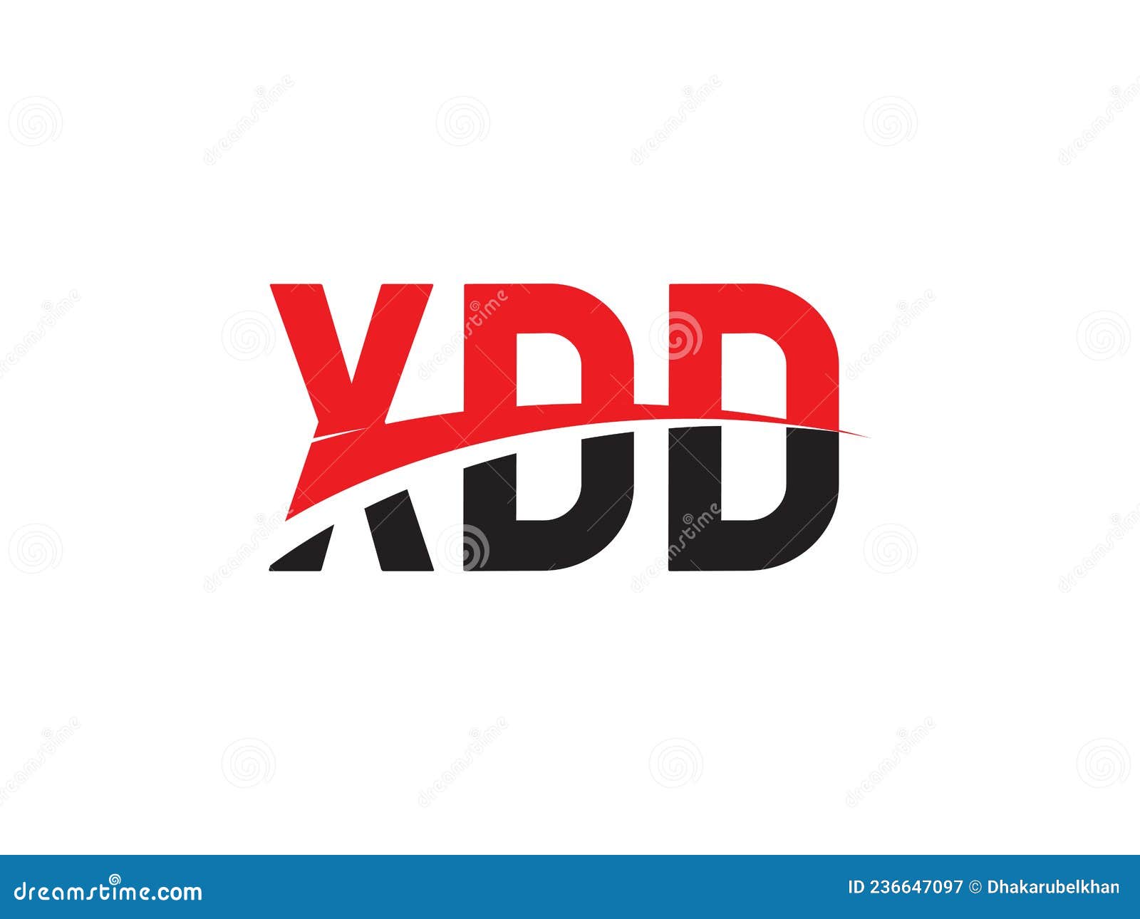 XDD Letter Initial Logo Design Vector Illustration Stock Vector ...