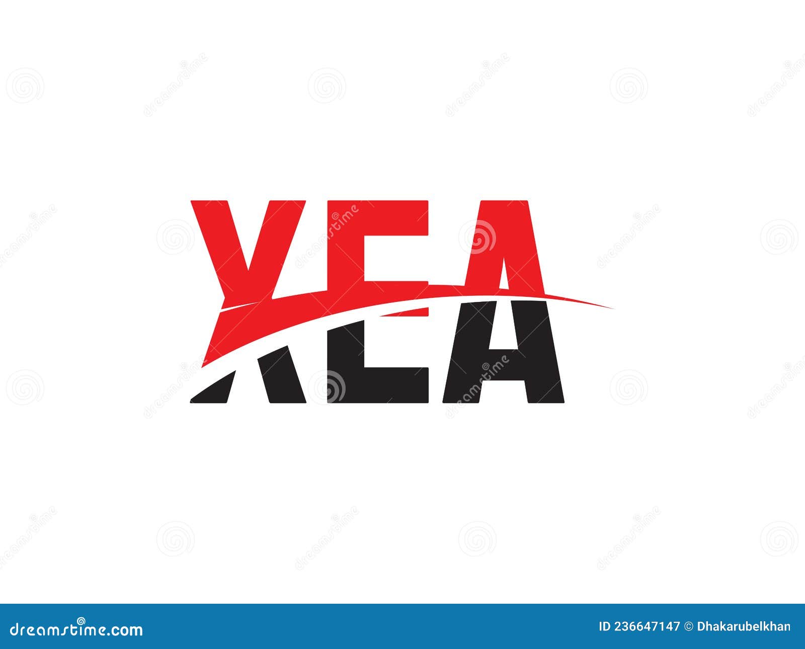 XEA Letter Initial Logo Design Vector Illustration Stock Vector ...