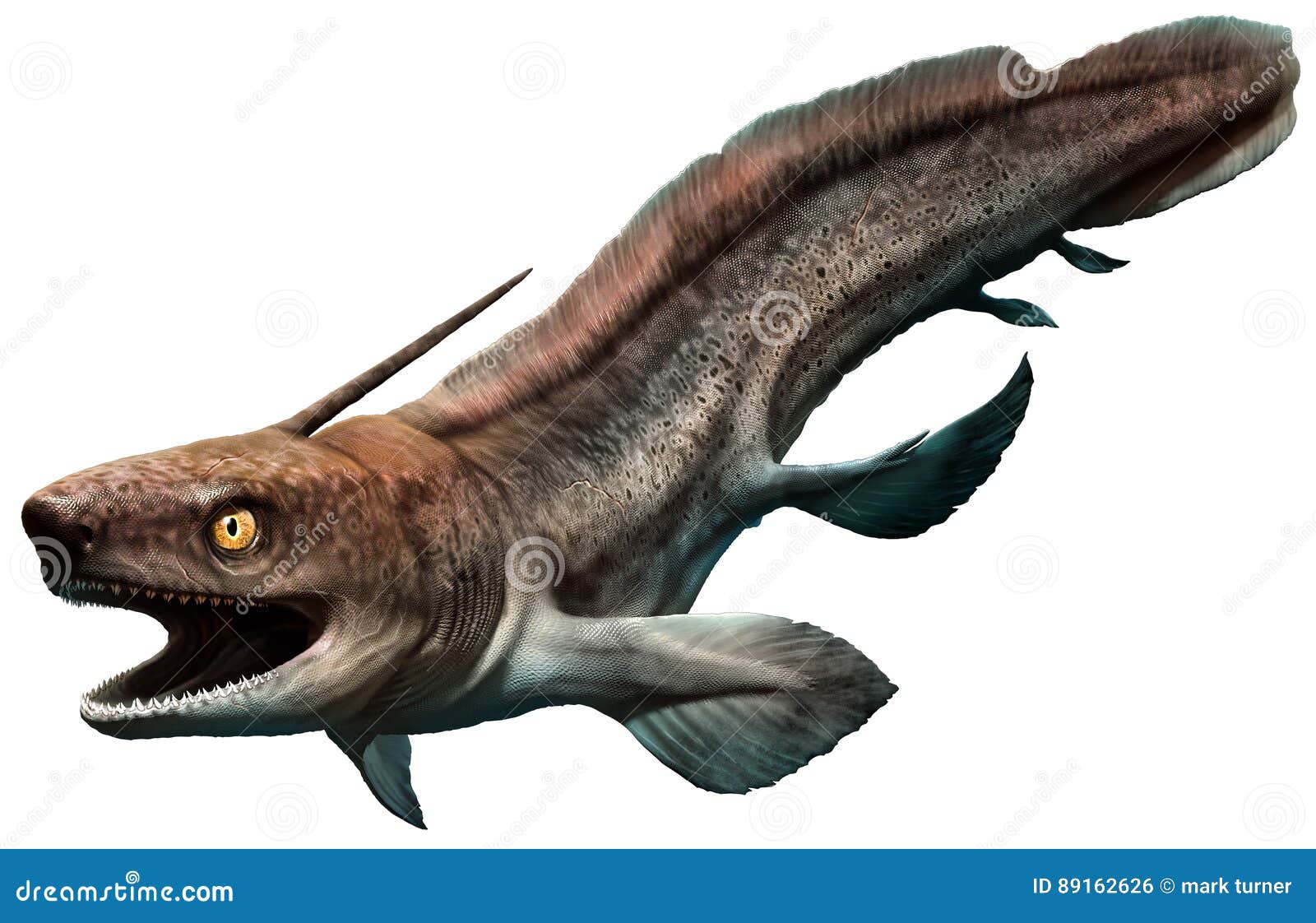 Xenacanthus From The Triassic Era 3D Illustration | CartoonDealer.com ...