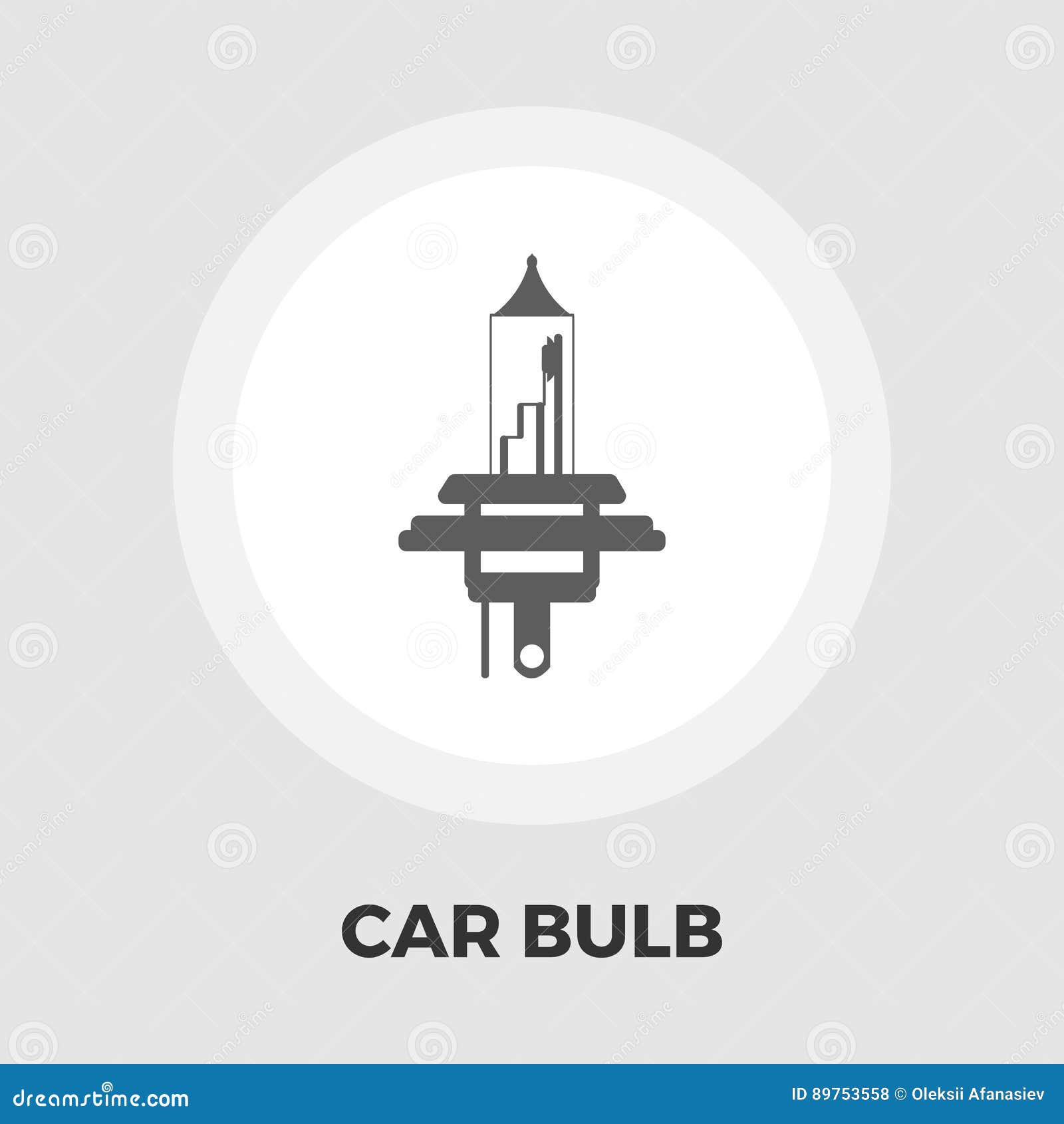 Xenon car lamp flat icon stock vector. Illustration of symbol - 89753558