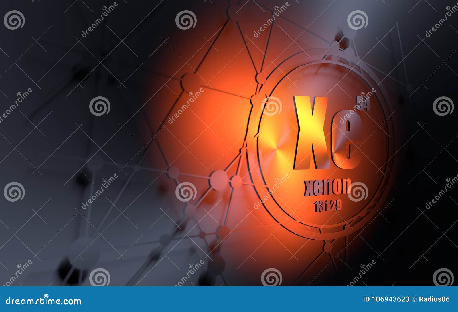 Xenon chemical element. stock illustration. Illustration of layout ... Xenon chemical element. stock illustration. Illustration of layout ...