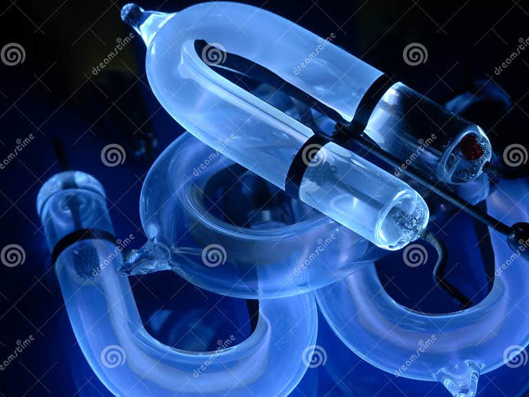 Xenon flash tubes stock photo. Image of glass, high, tube - 3534936