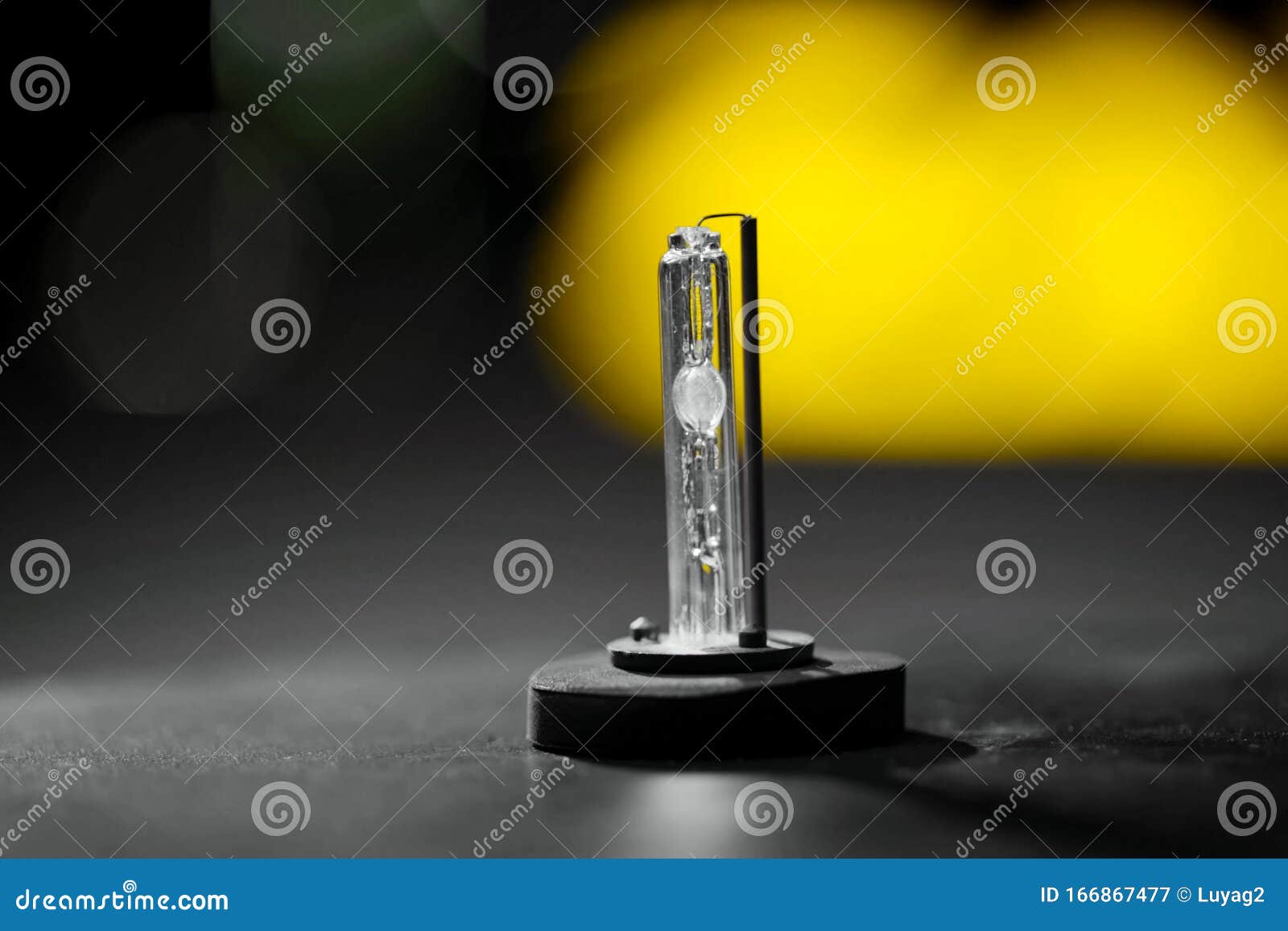 Xenon Lamp on the Table. Appearance of a Xenon Lamp Stock Image - Image ...