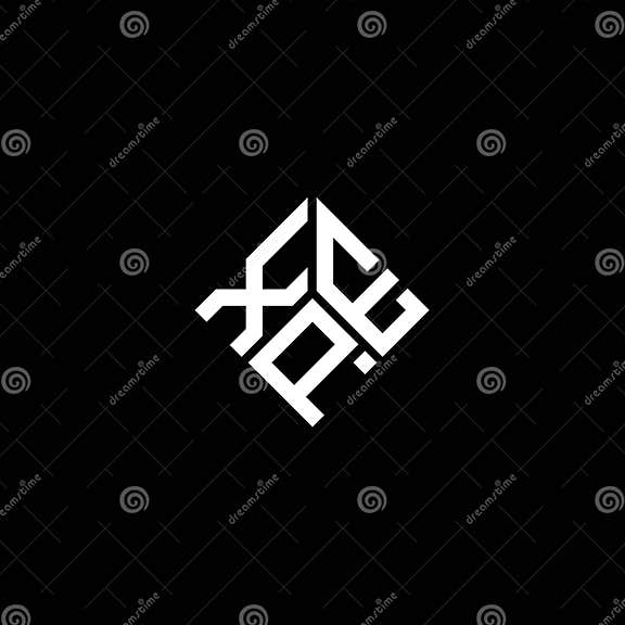 XEP Letter Logo Design on Black Background. XEP Creative Initials ...