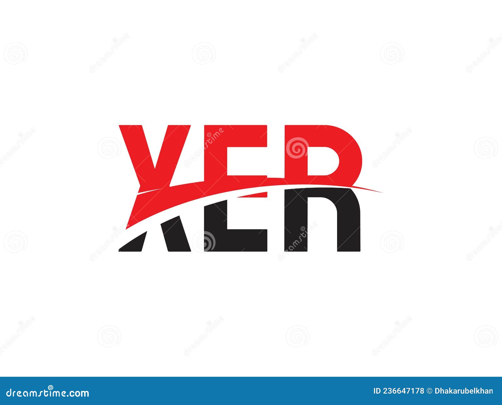 XER Letter Initial Logo Design Vector Illustration Stock Vector ...