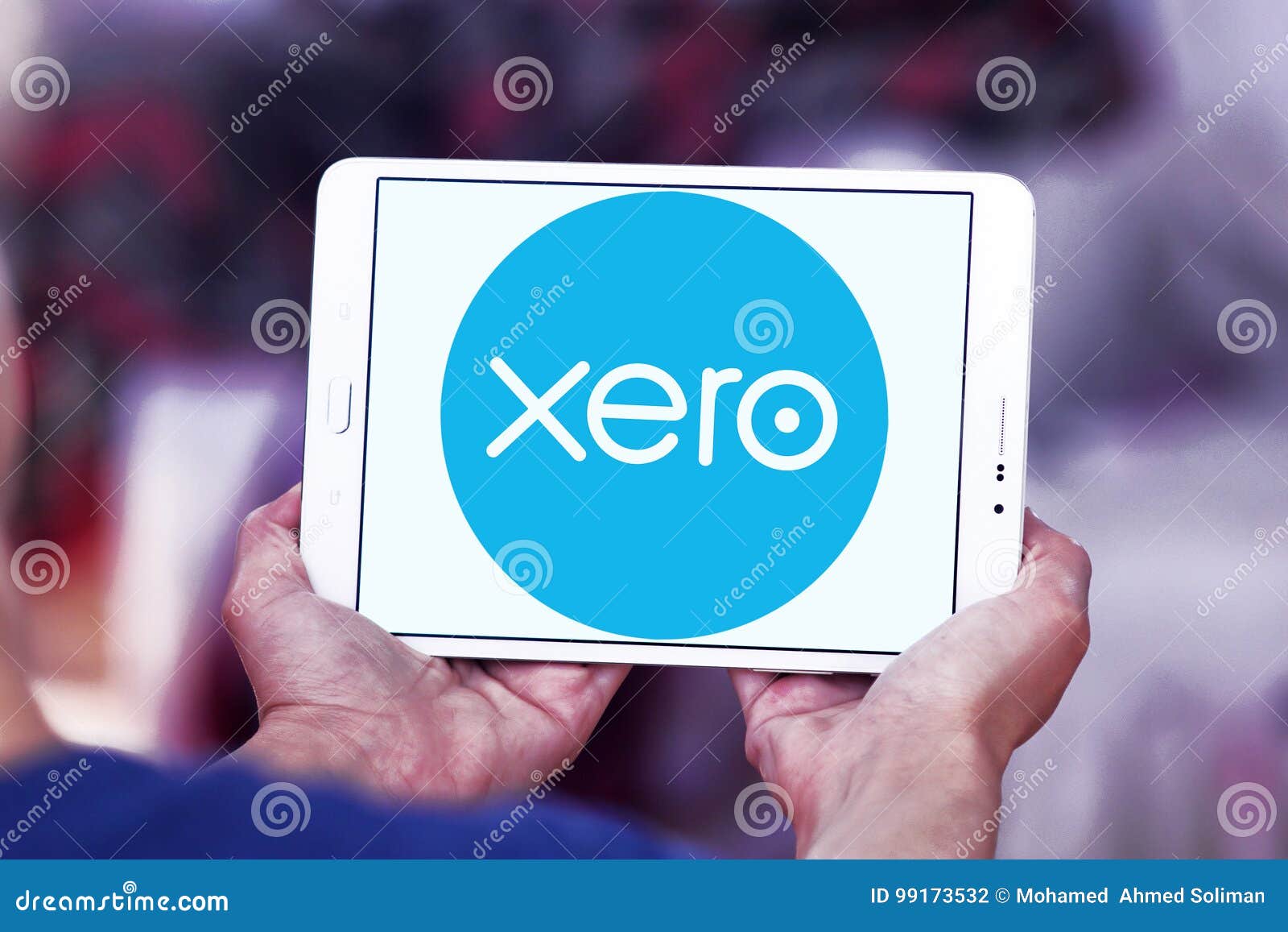 Xero company logo editorial photography. Image of editorial - 99173532