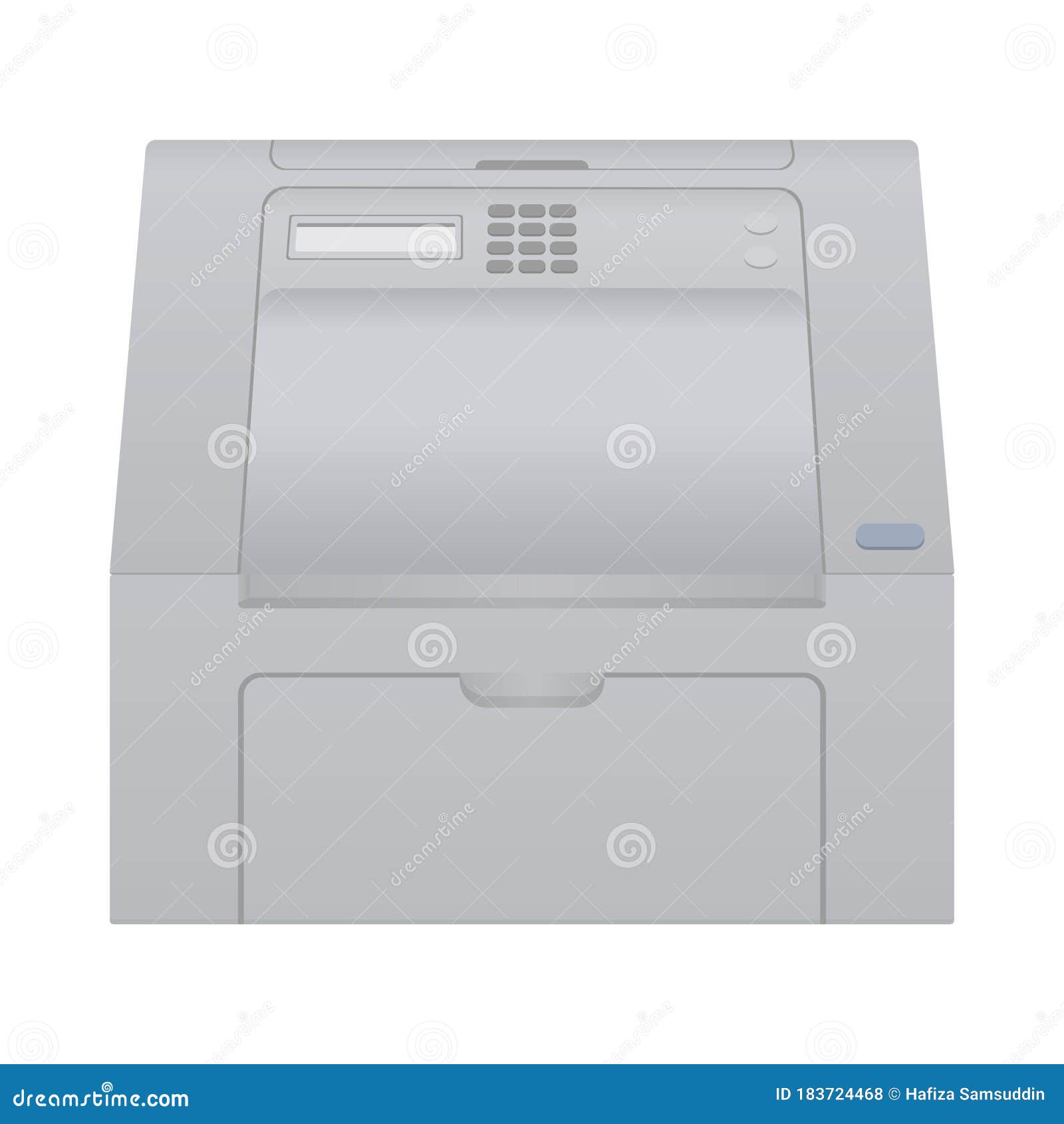 Xerox Machine. Vector Illustration Decorative Background Design Stock ...