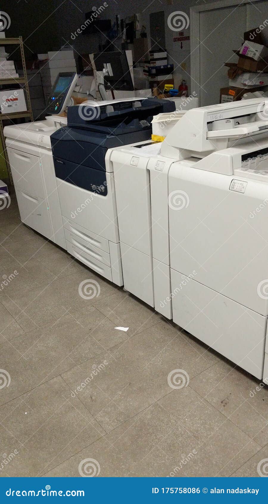 Xerox printing machine stock photo. Image of shop, printing - 175758086
