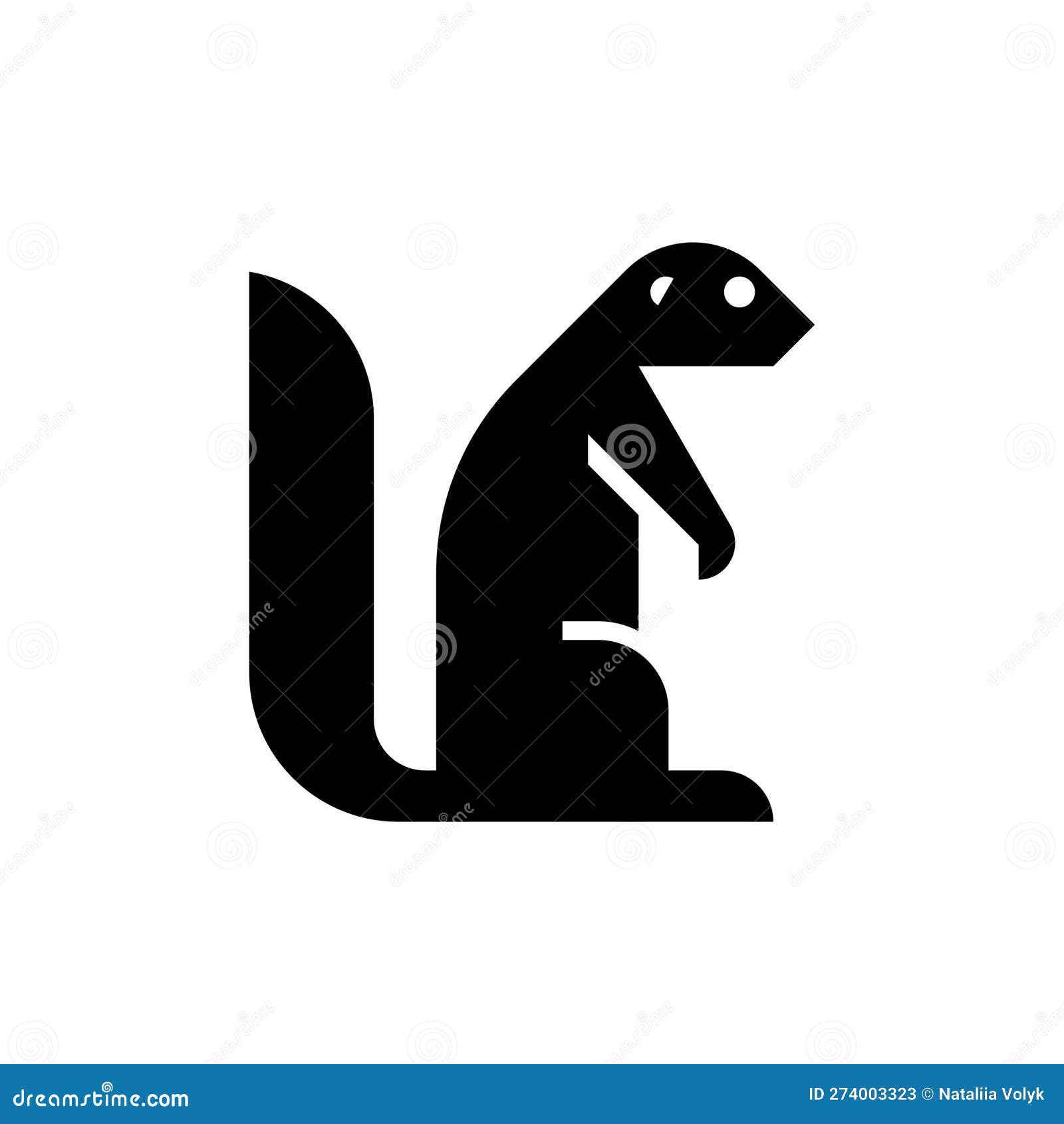 Xerus Logo stock vector. Illustration of funny, element - 274003323