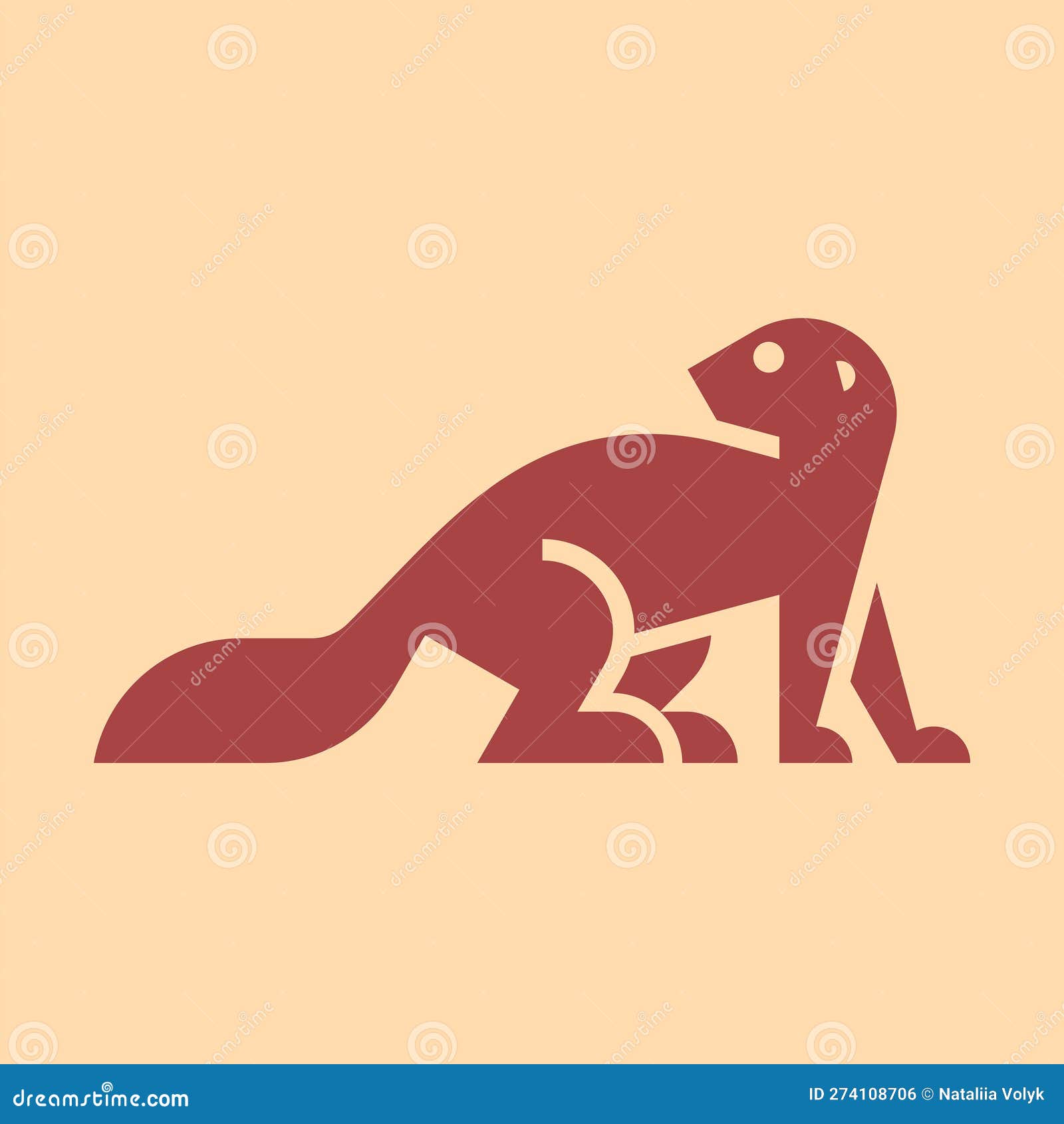 Xerus Logo stock vector. Illustration of element, wildlife - 274108706