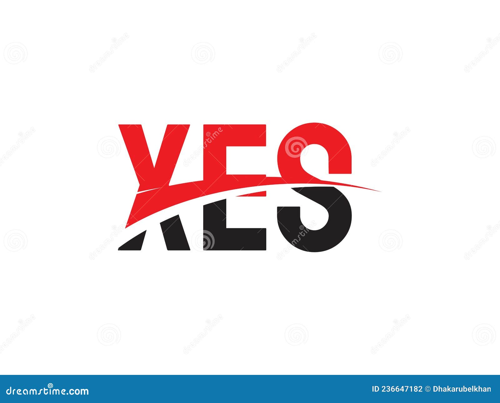XES Letter Initial Logo Design Vector Illustration Stock Vector - Illustration of creativity ...