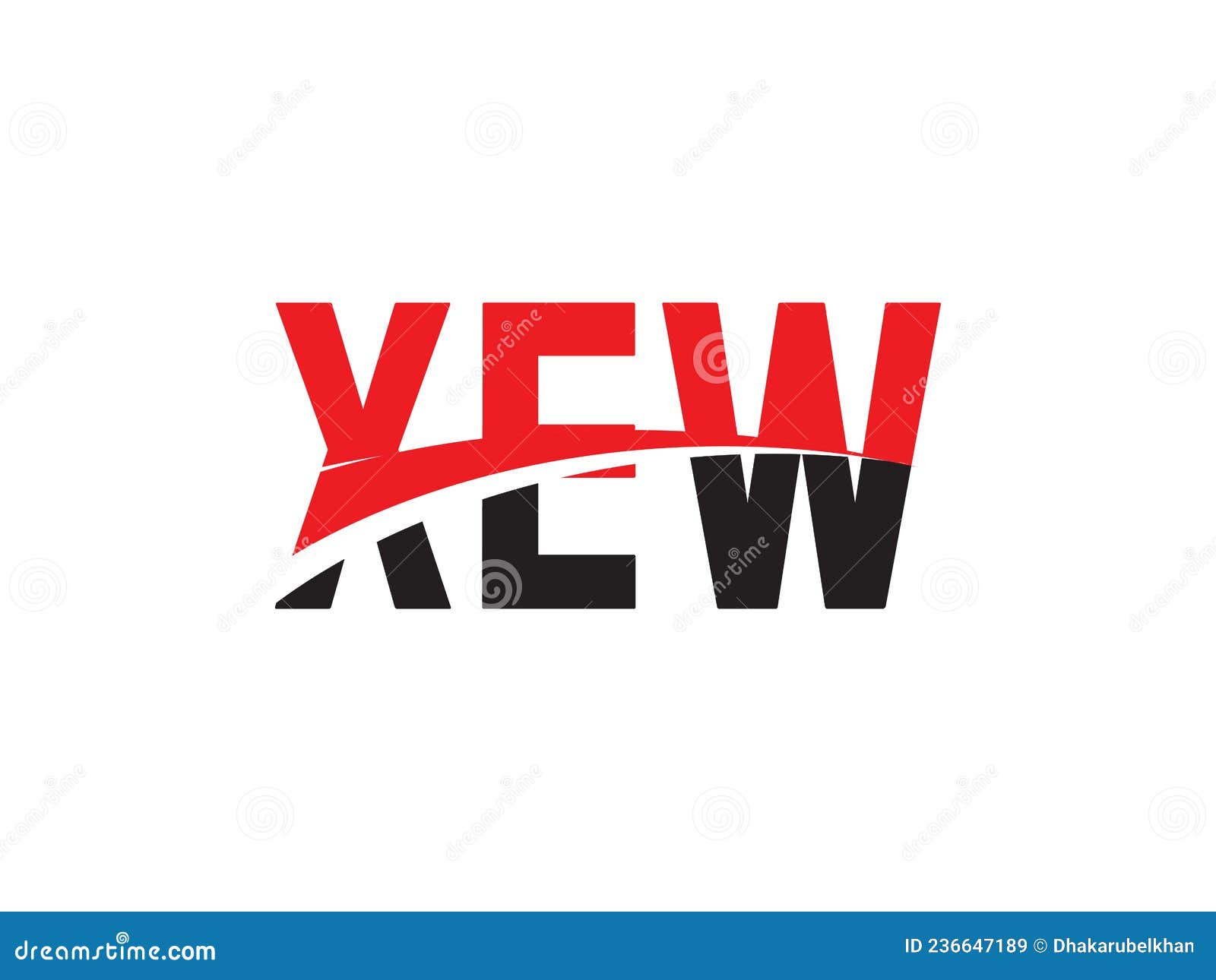 XEW Letter Initial Logo Design Vector Illustration Stock Vector ...