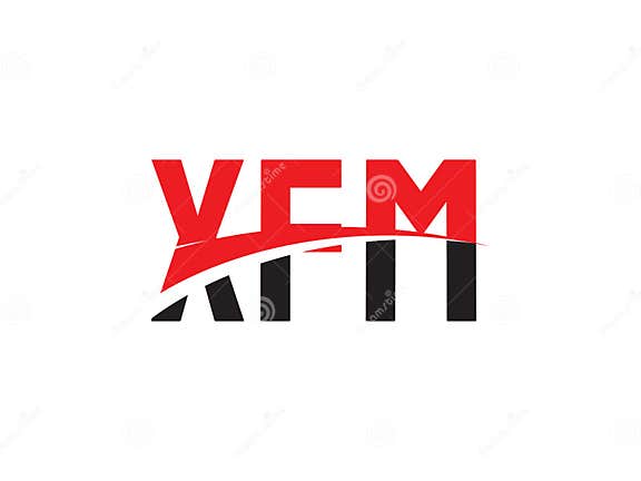 XFM Letter Initial Logo Design Vector Illustration Stock Vector ...
