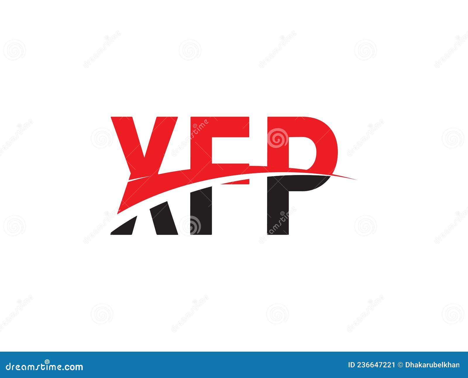 XFP Letter Initial Logo Design Vector Illustration Stock Vector ...
