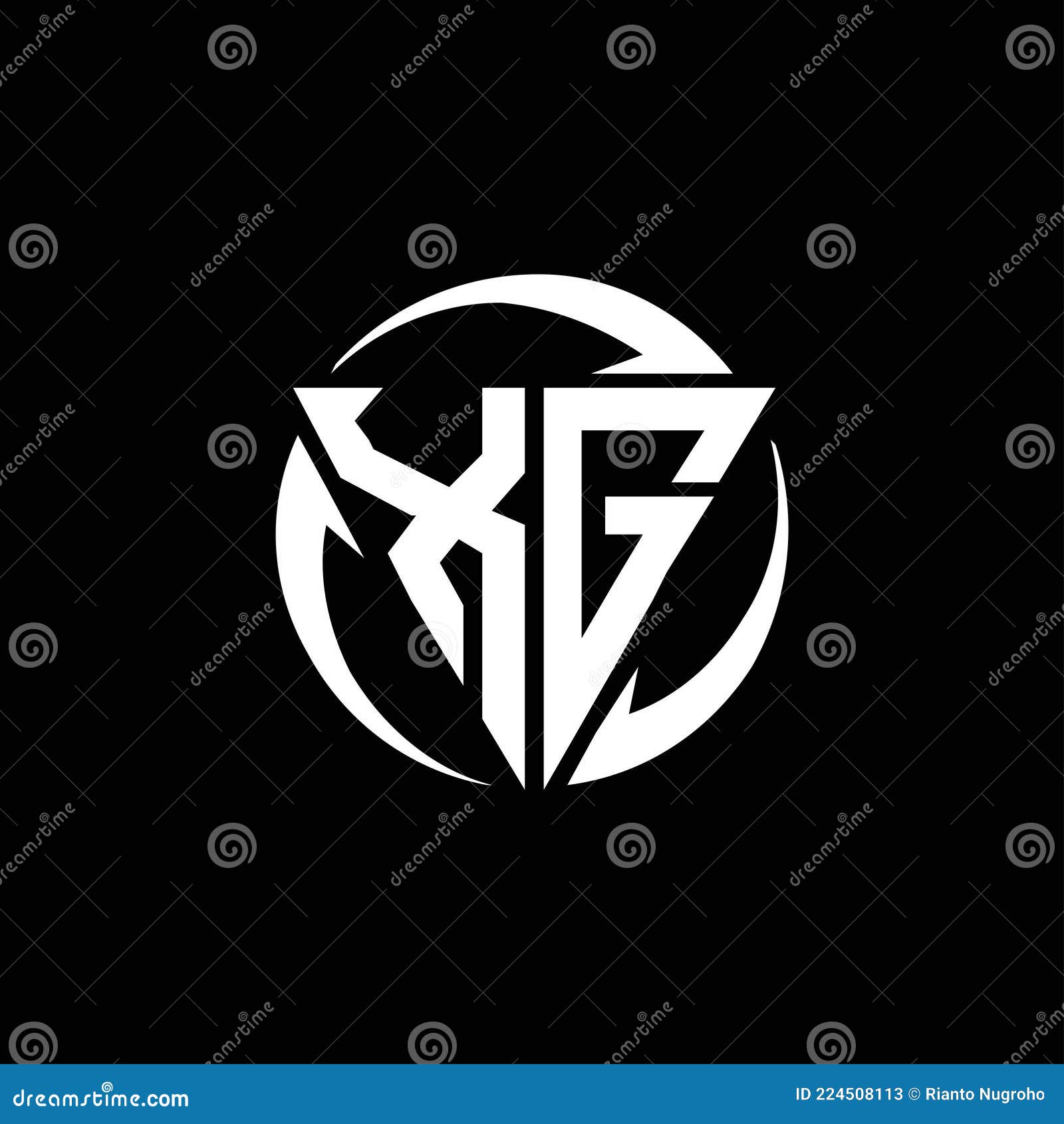 XG Logo Monogram Design Template Stock Vector - Illustration of ...