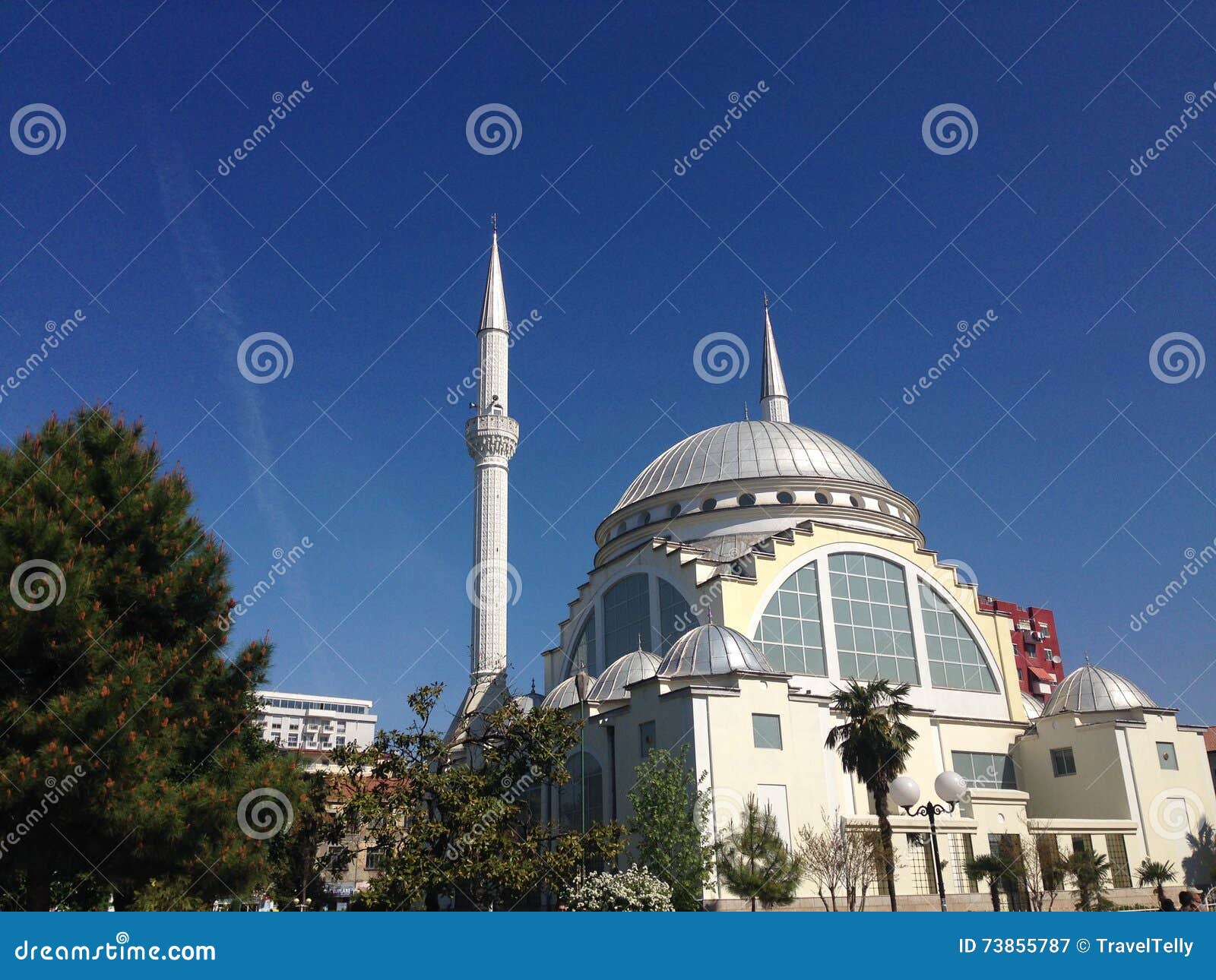 Xhamia e Madhe mosque stock image. Image of albania, madhe - 73855787