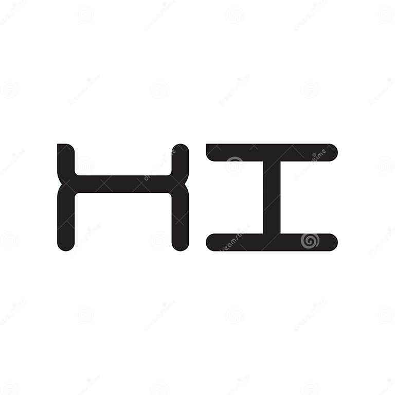 Xi Initial Letter Vector Logo Icon Stock Vector - Illustration of ...