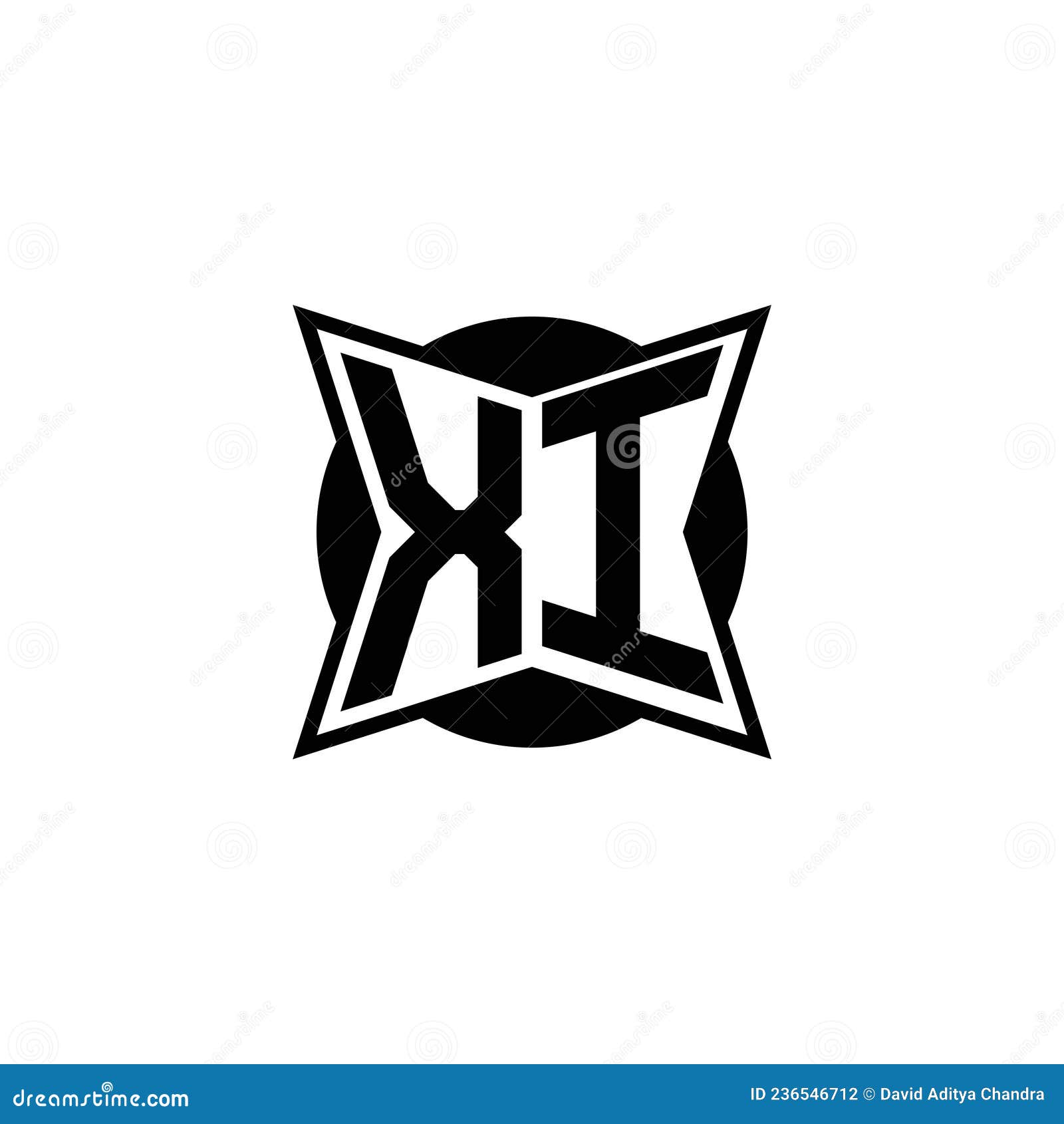 XI Logo Monogram Geometric Modern Design Stock Vector - Illustration of ...