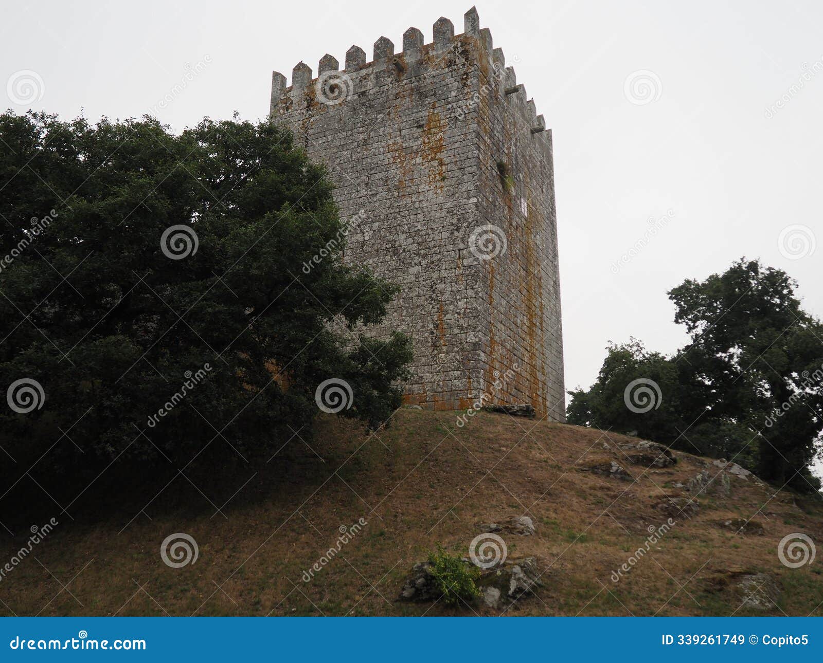 Xiá Tower, from the Medieval Fortress Museum of San Paio De Narla, Lugo ...
