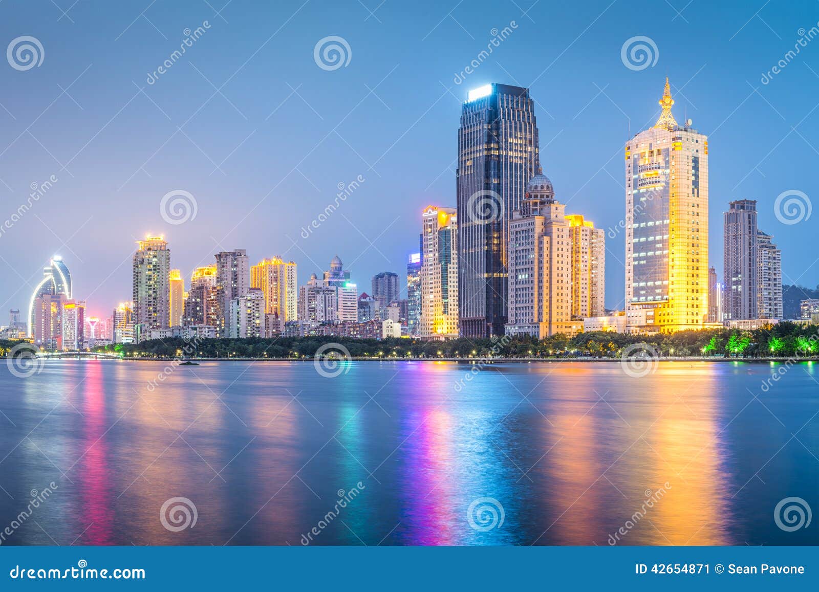 Xiamen, China stock image. Image of city, hotel, chinese - 42654871
