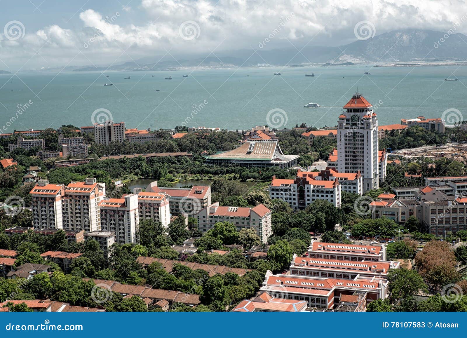 Xiamen University stock image. Image of famous, ancient - 78107583
