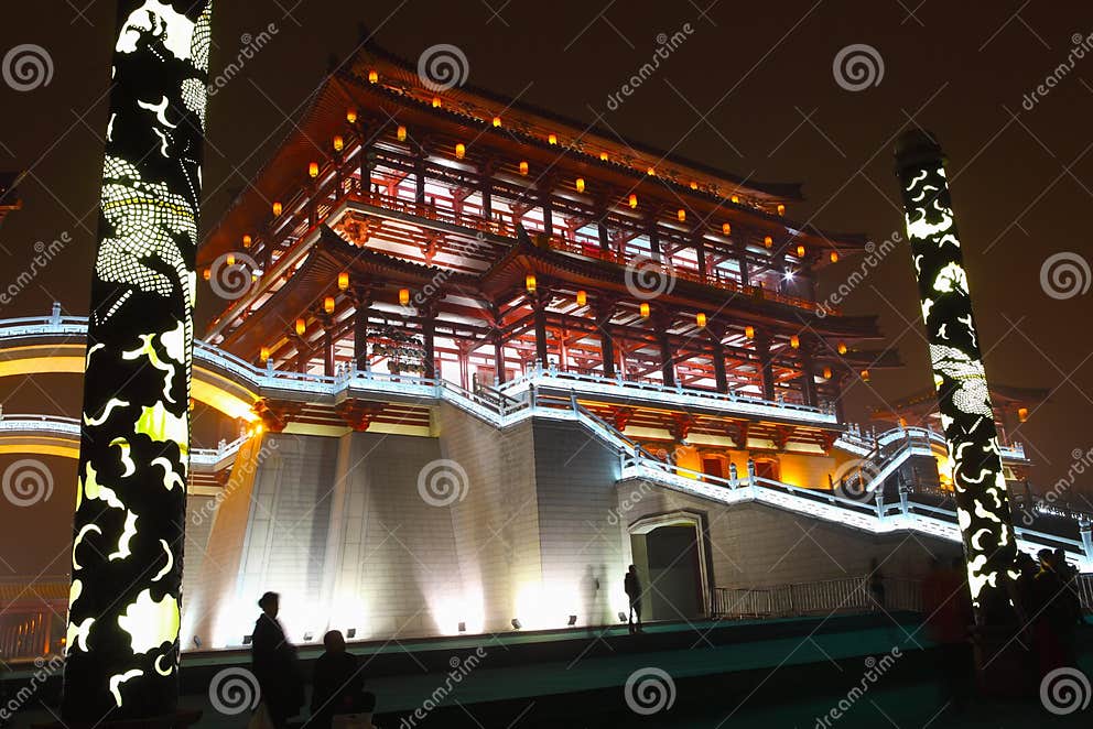 Xian,China stock photo. Image of clean, chinese, bridge - 23586192