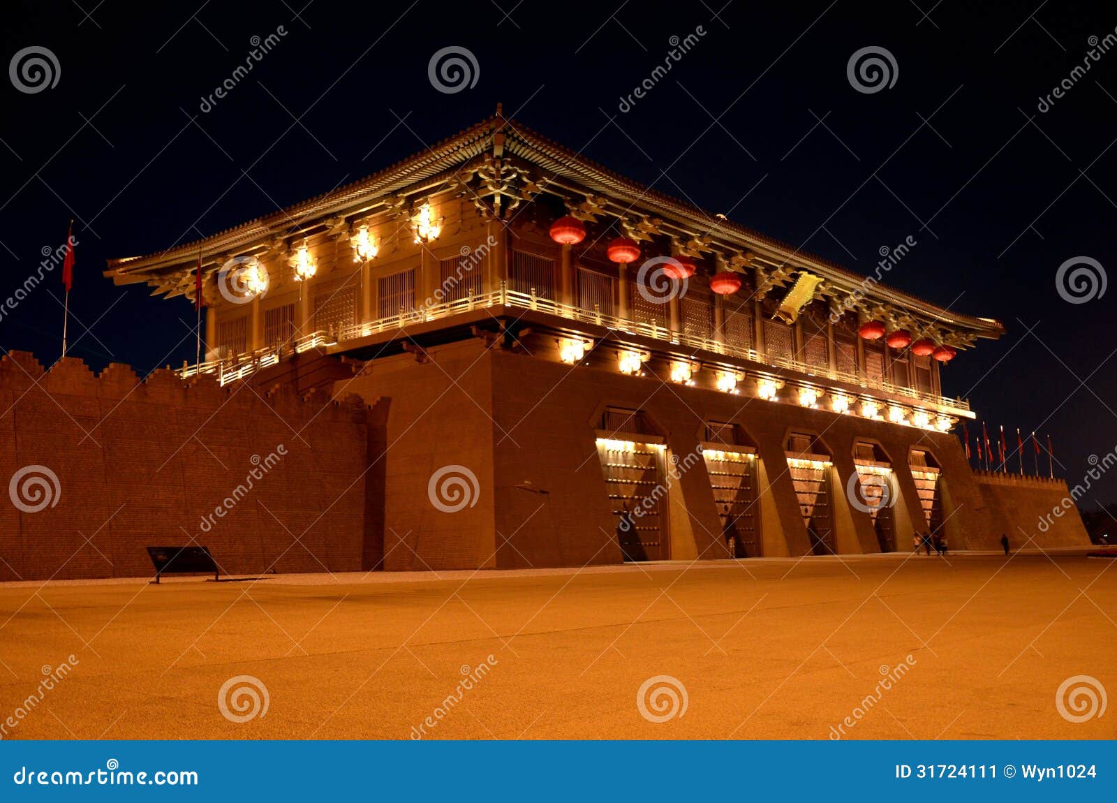 Xian Daming Palace Ruins stock image. Image of historic - 31724111