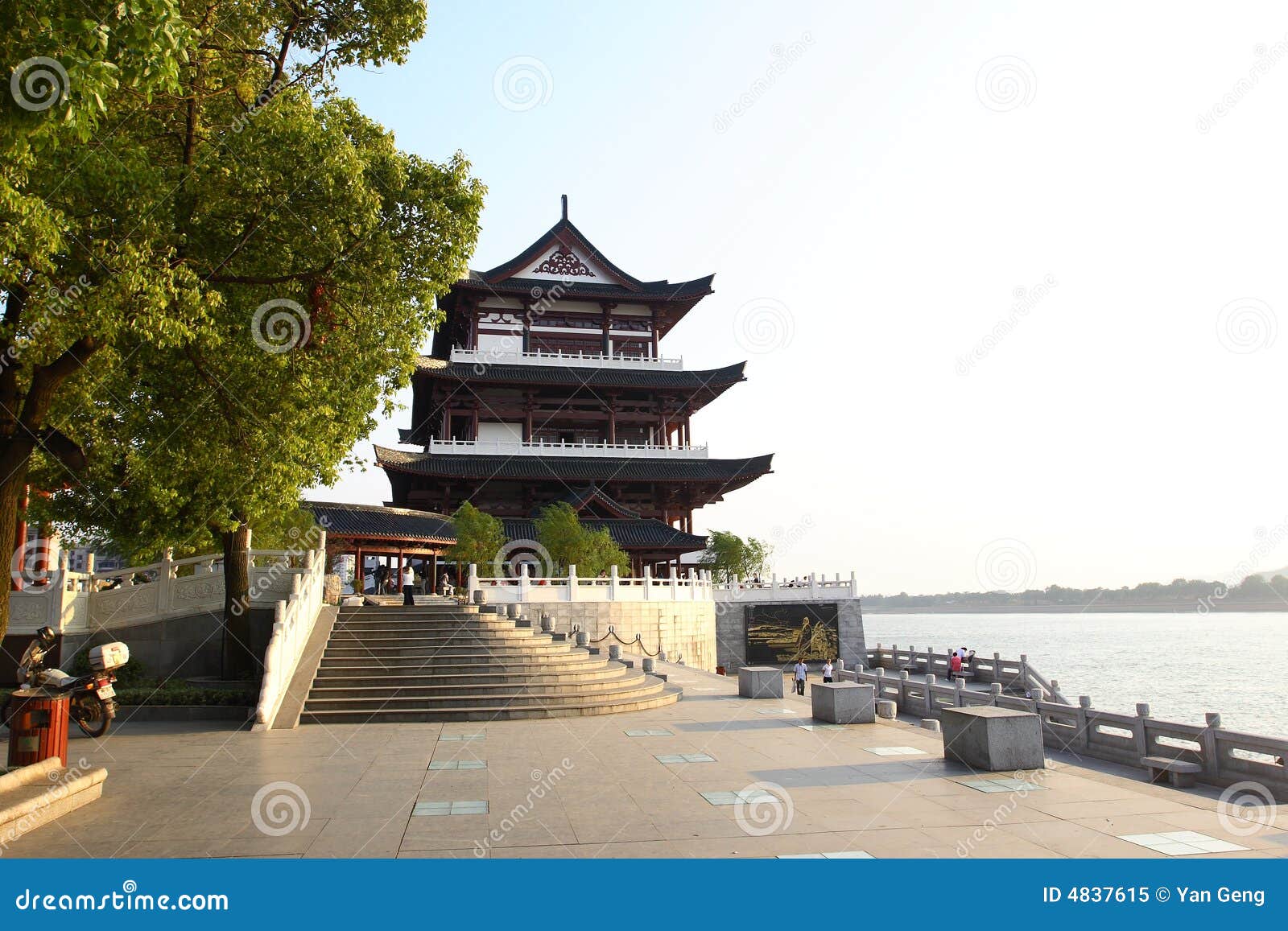 Xiangjiang river stock image. Image of chinese, bank, afterglow - 4837615