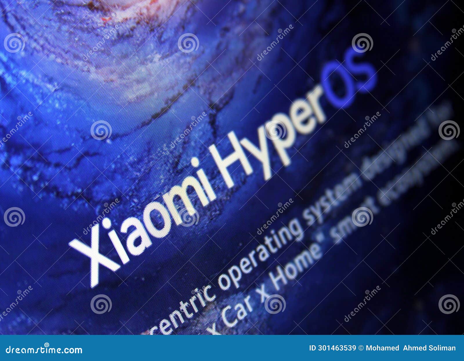 Xiaomi HyperOS Operating System Editorial Stock Image - Illustration of ...