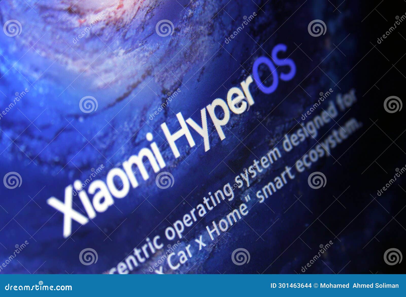 Xiaomi HyperOS Operating System Editorial Stock Image - Illustration of ...