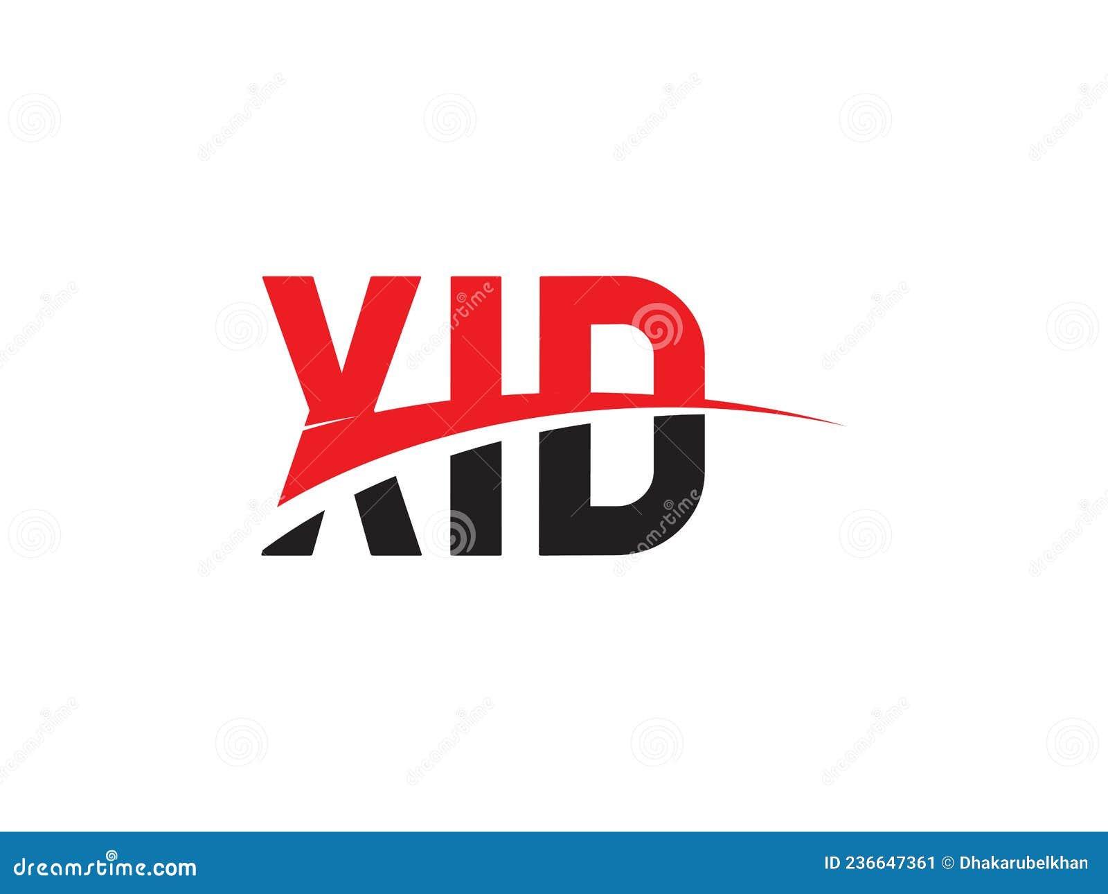 XID Letter Initial Logo Design Vector Illustration Stock Vector ...