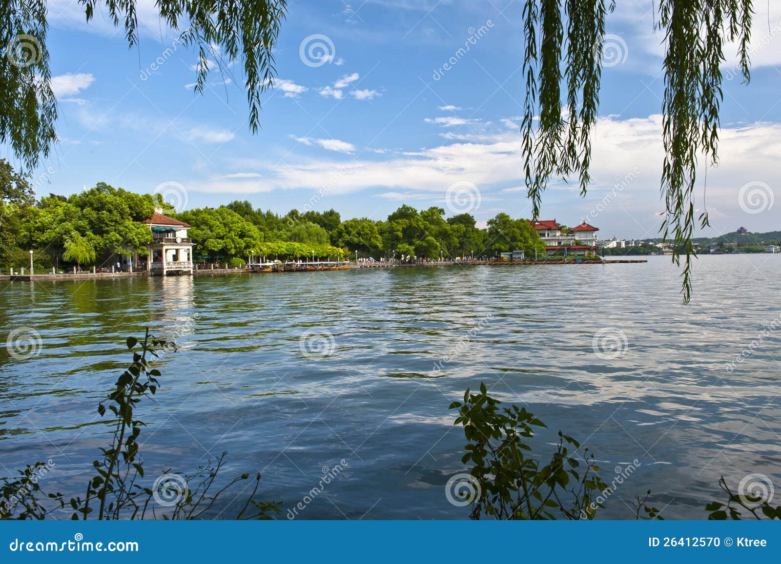 Xihu in Hangzhou of China stock photo. Image of hang - 26412570