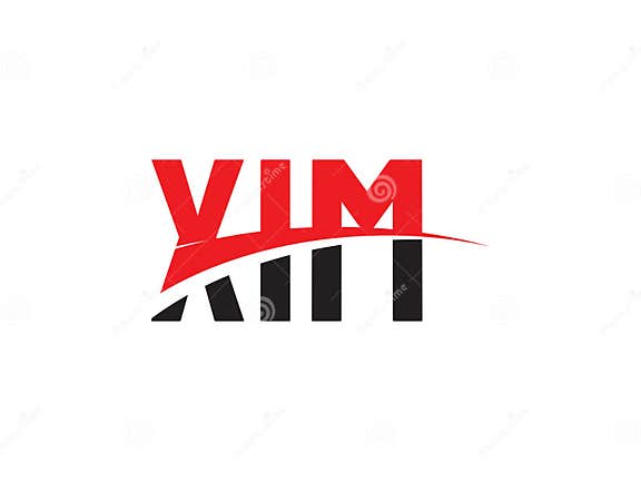 XIM Letter Initial Logo Design Vector Illustration Stock Vector ...
